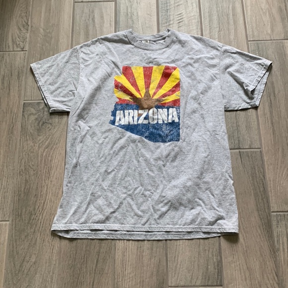 Gildan | Shirts | Arizona Gray Tshirt | Poshmark